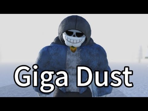 Undertale Soul Ops AU's Destruction Showcase Giga Dust / Gameplay - YouTube
