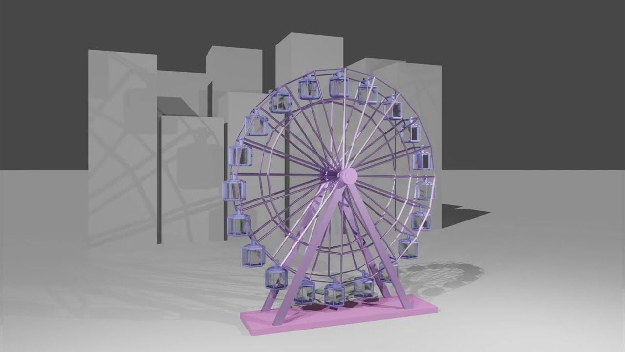 Ferris Wheel Blender Animation - YouTube