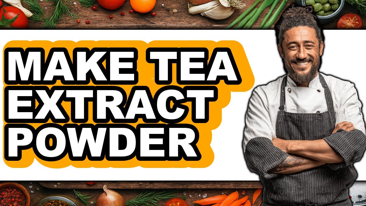 How to Make Tea Extract Powder (Only Way) - YouTube