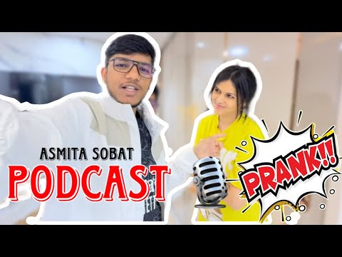 Asmita sobat prank 😂 podcast 🎙️| Akya Jadhav vlog - YouTube