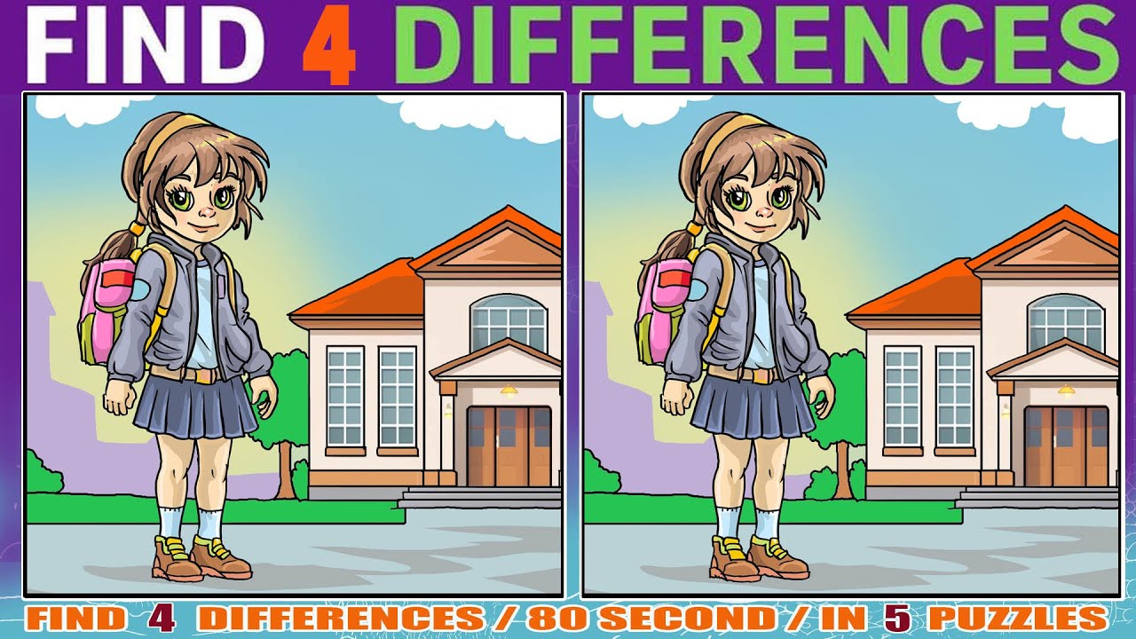 Find four differences,Spot The Difference : Can You Find Them All? Find ...