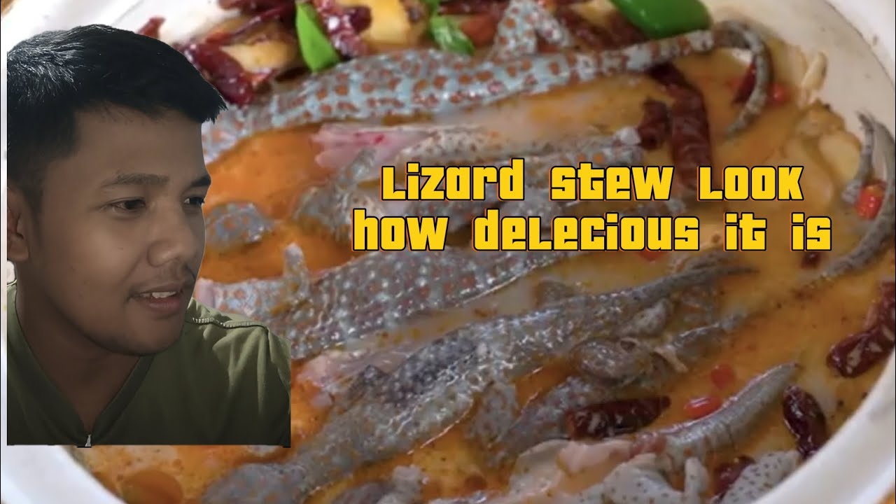 lizard stew look how delecious it is - YouTube