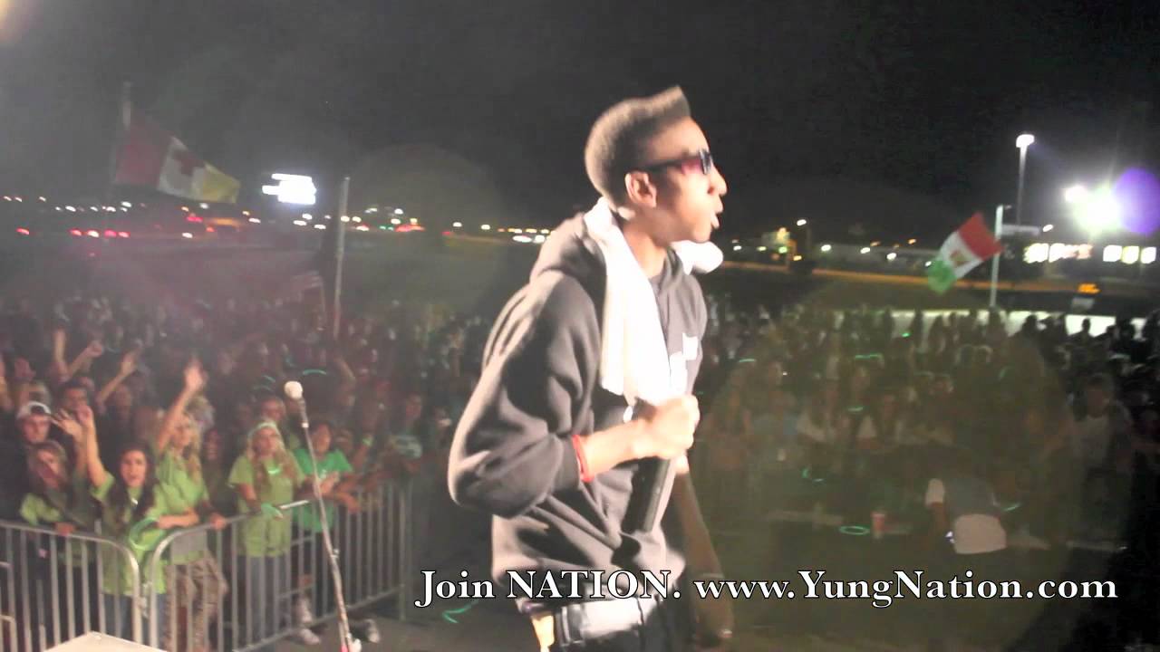 Yung Nation shuts down UNT Homecoming 2011 #NUPID [hosted by White Boy ...