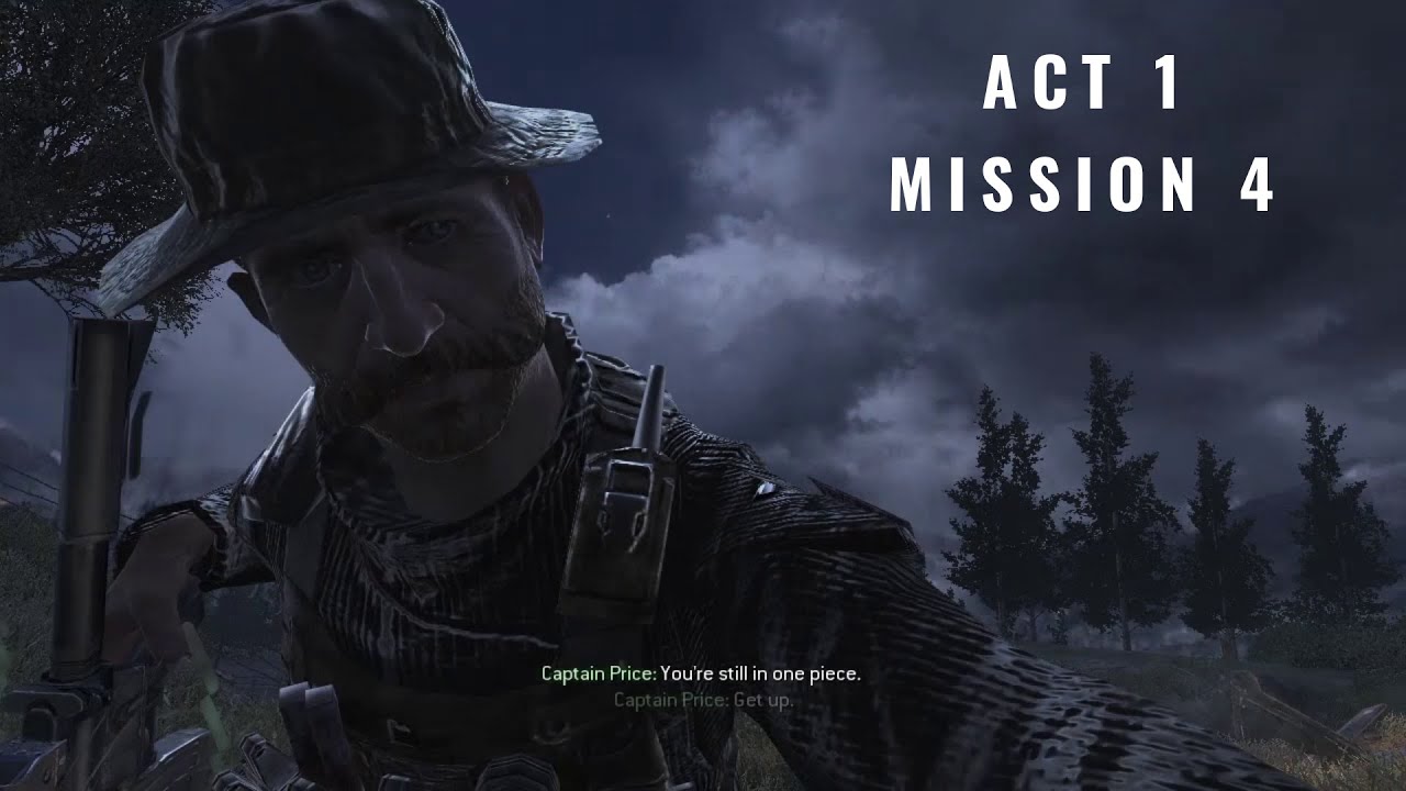 CALL OF DUTY 4 - MODERN WARFARE Gameplay - Act 1 - Mission 4 - (Hunted ...