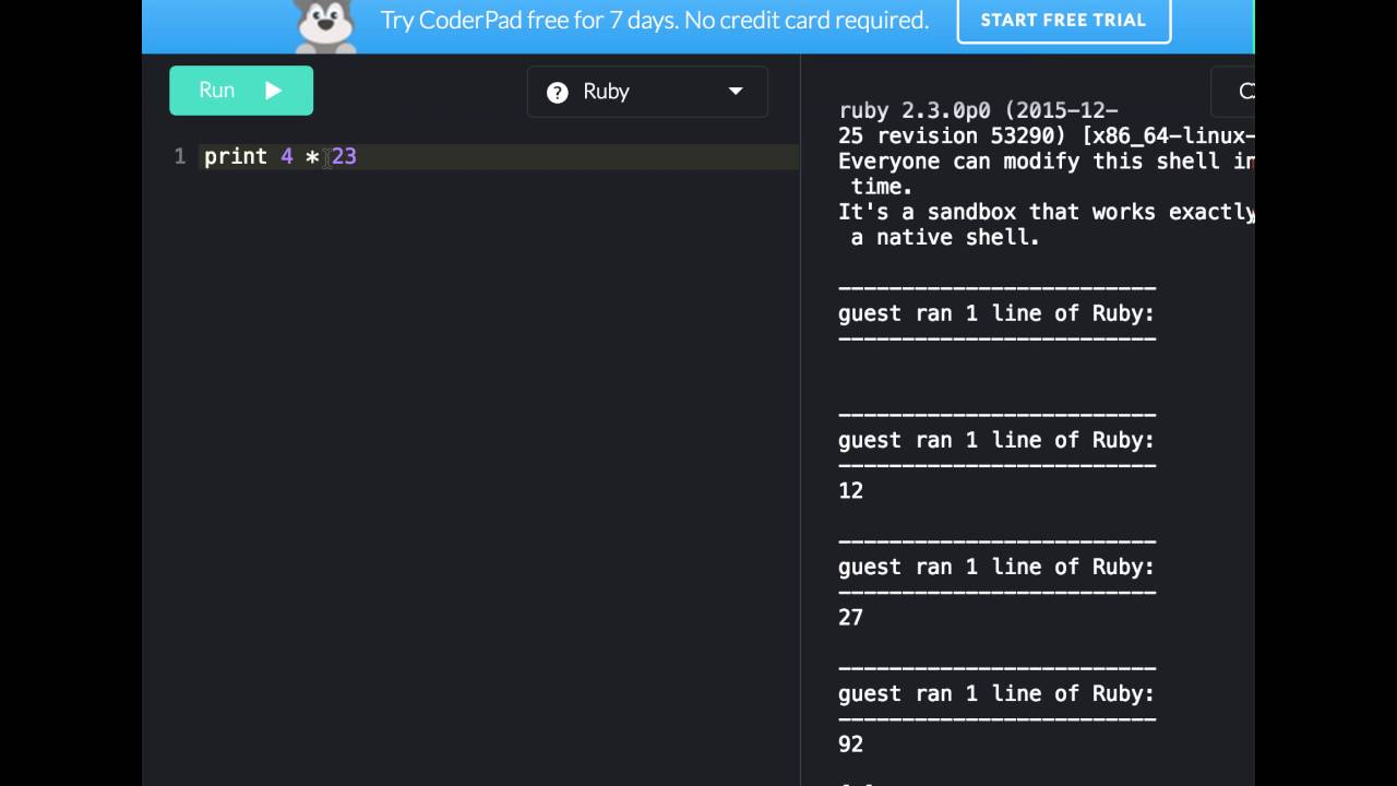 Ruby Programing Part 1 - YouTube