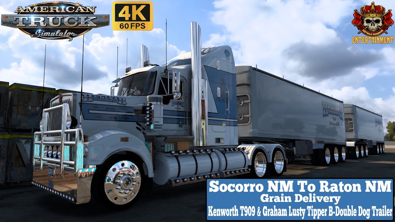 ATS 1.50 4K | Socorro NM To Raton NM | Kenworth T909 & Graham Lusty ...