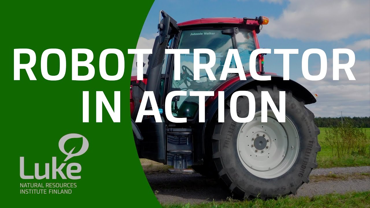 Robot Tractor in Action - YouTube