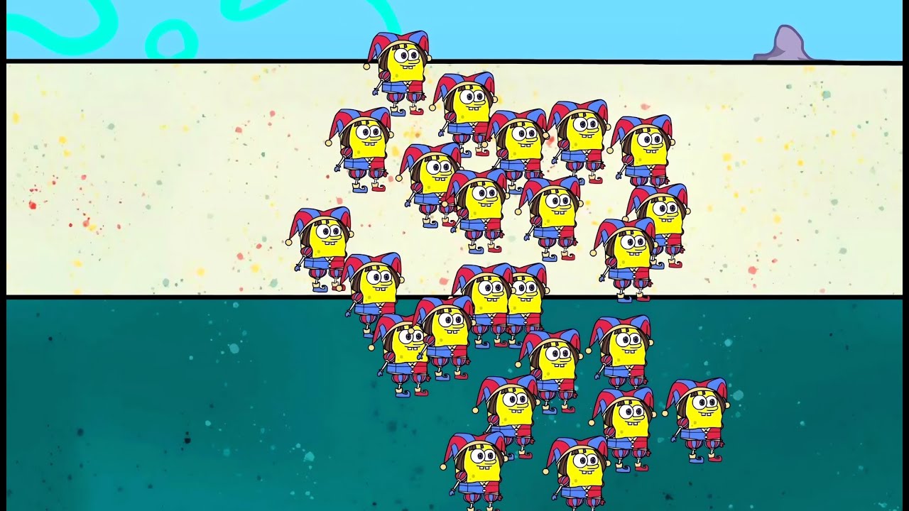 SpongeBob SquarePants VS Magic Numbers Circus - YouTube