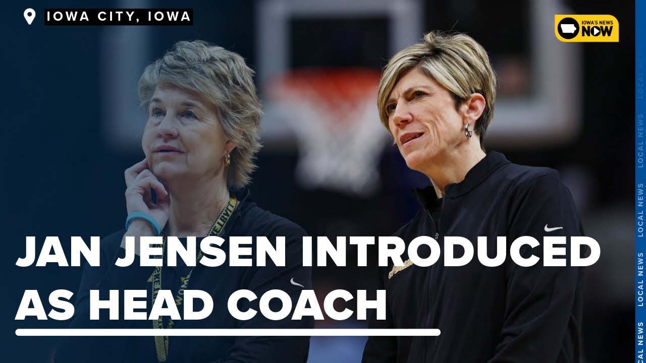 Jan Jensen introduced as next Iowa women's basketball coach - YouTube