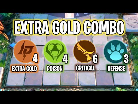 Magic Chess: Extra Gold Combo with 4 LOS PECADOS, 4 VENOM, 6 GUNNER and 3 GUARDIAN
