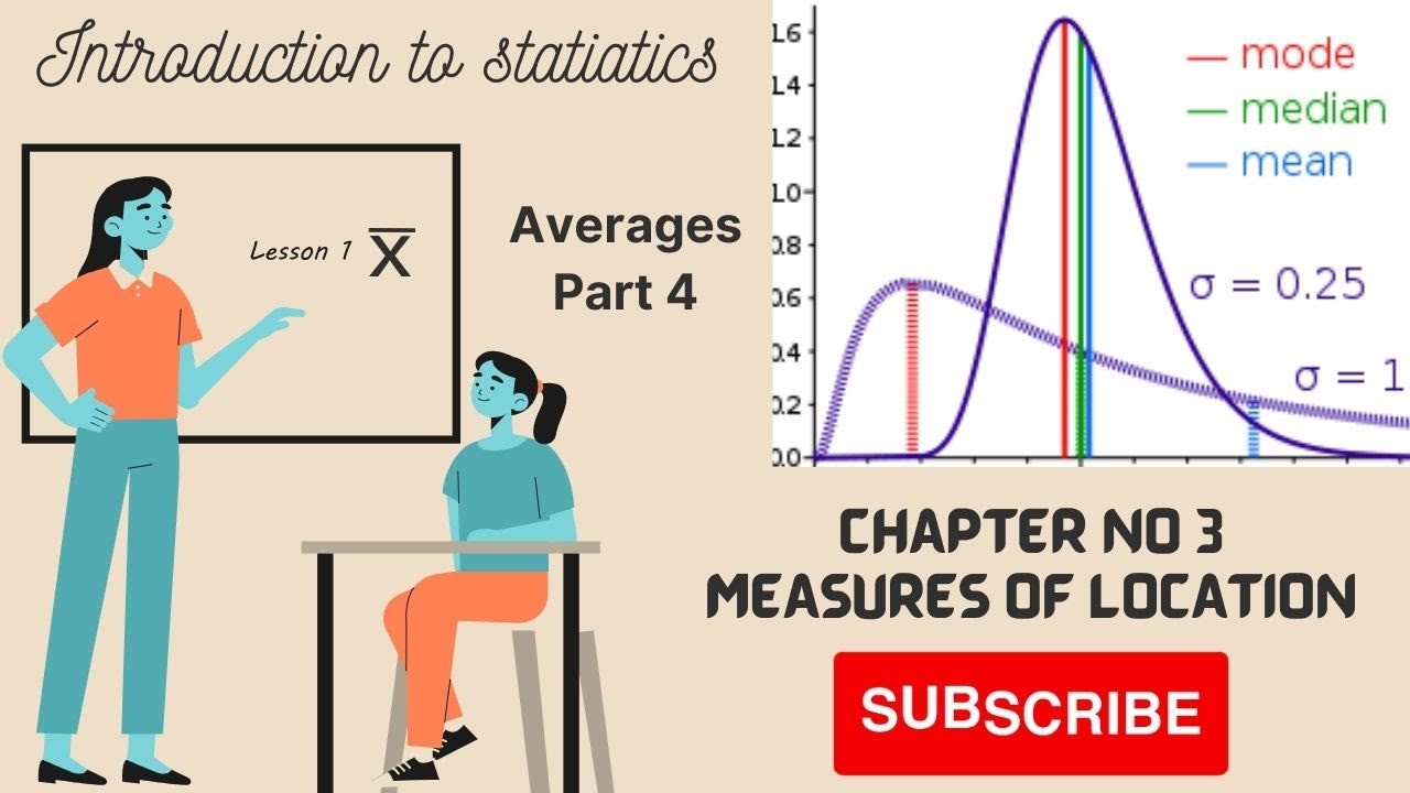 Introduction to Statistics | Class 11| Chapter no 3 | Measure of ...