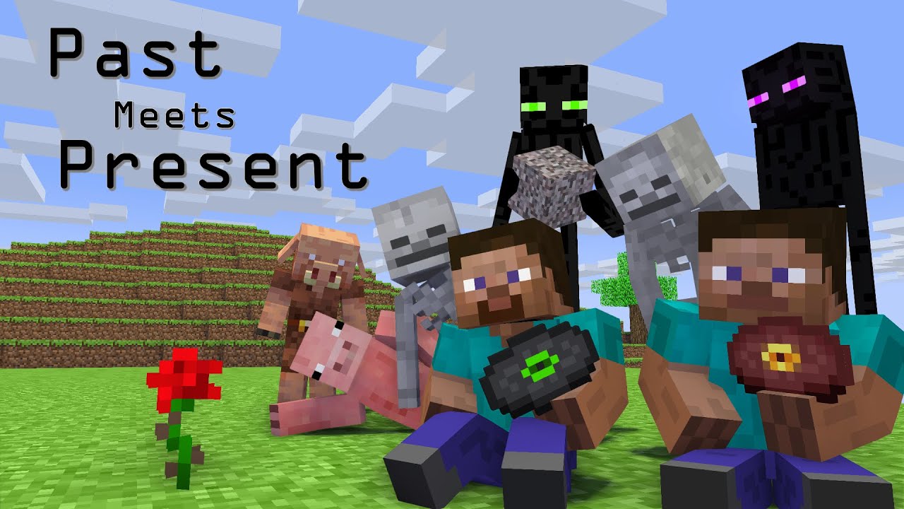 For Old Minecraft Lovers: Past Meets Present - Minecraft Animation ...