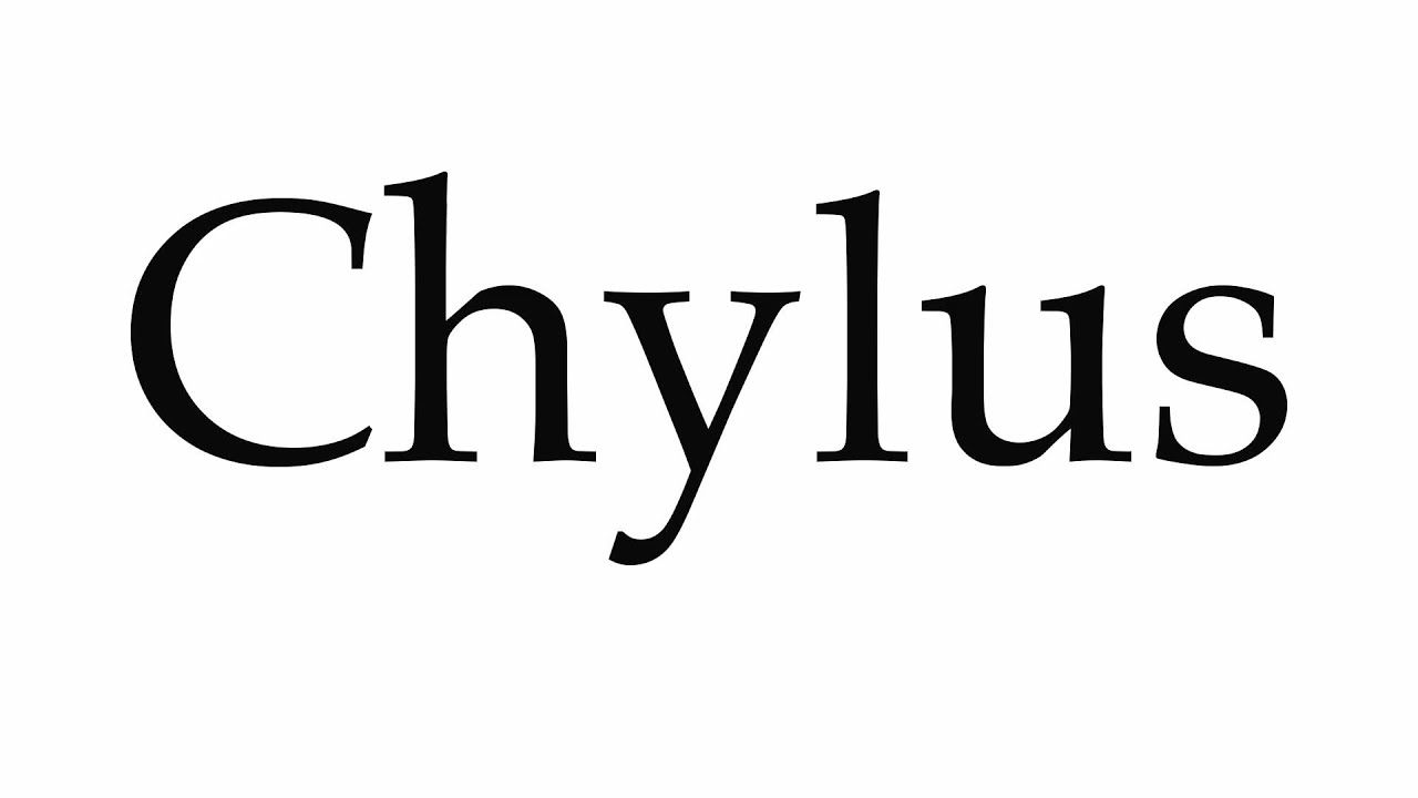 How to Pronounce Chylus - YouTube