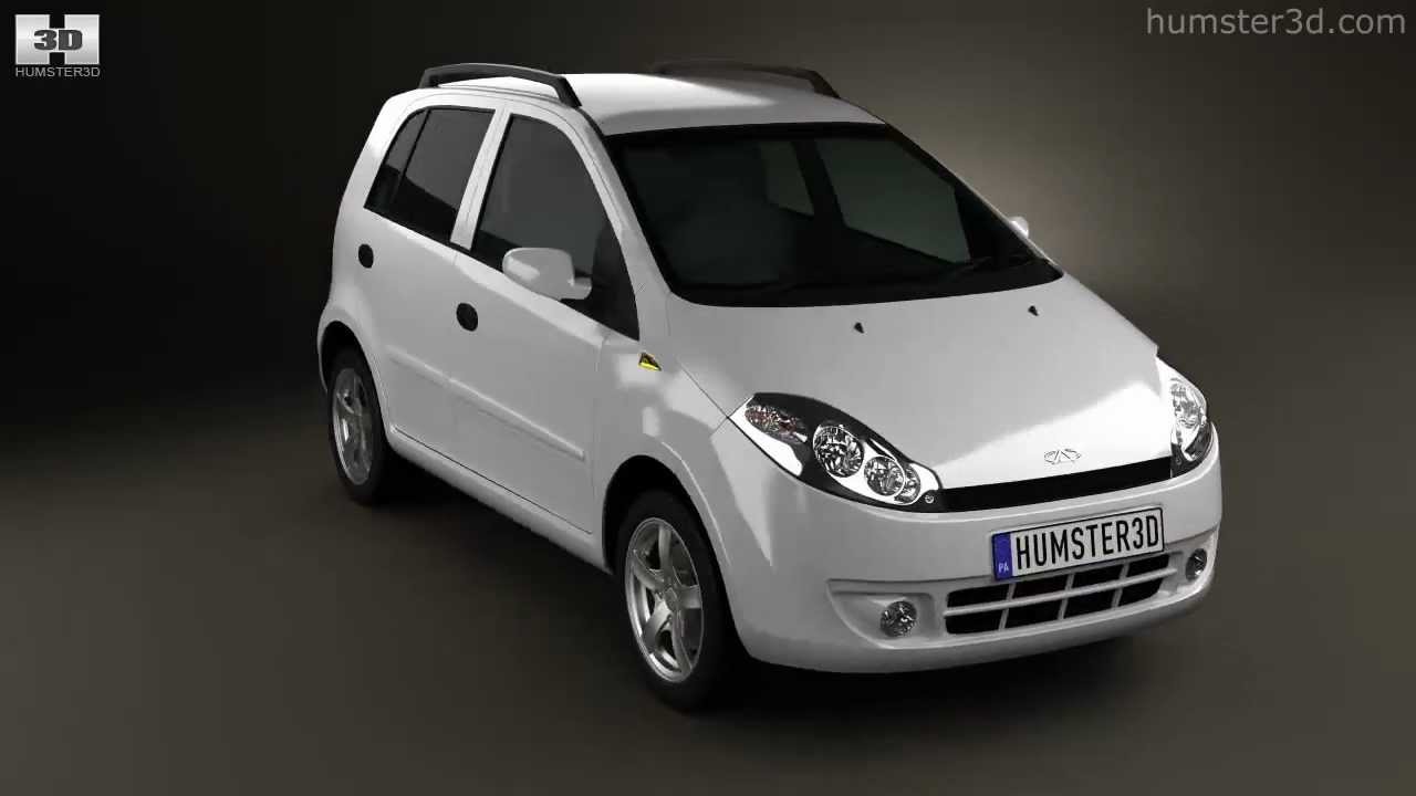 Chery A1 2014 3D model by 3DModels.org - YouTube