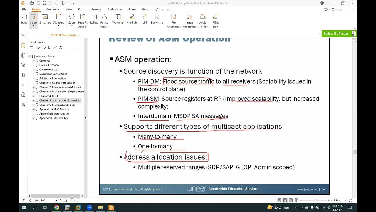 JNCIP-SP Class75 06-04-2023 [Source-Specific Multicast] - YouTube