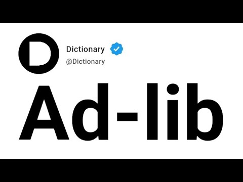 Ad-lib Meaning In Bengali - YouTube
