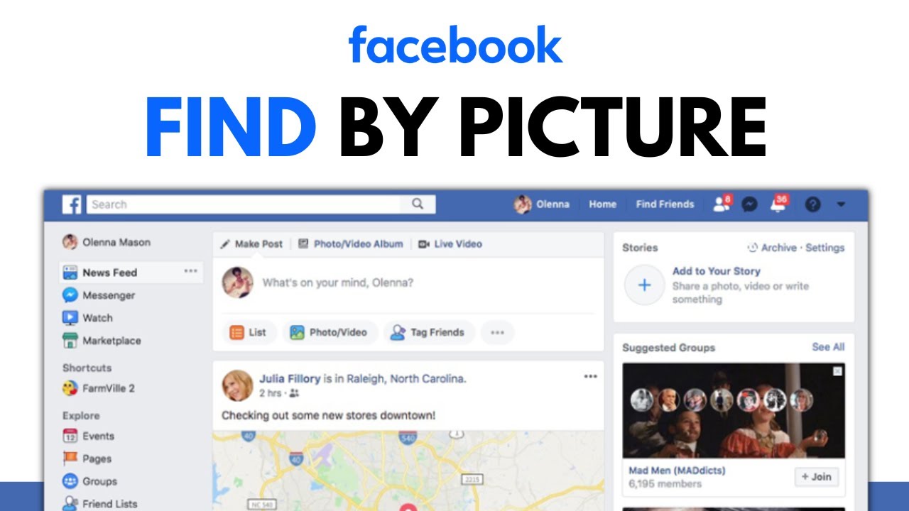 How To Find Someone on Facebook by Picture (Easy Method) - YouTube