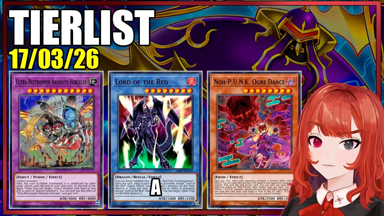 TIERLIST 17/03/26! RED-EYES TIER 3 ¿? PUNK VUELVE Y BEETROOPER SUBE ...