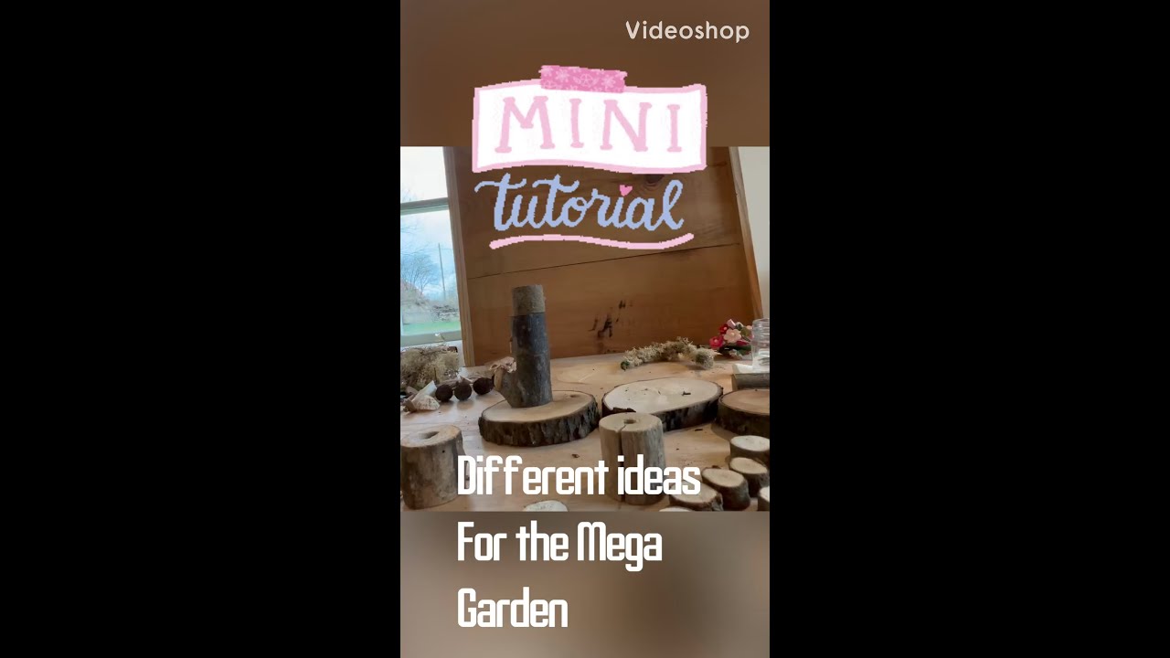 Mini tutorial ( different ways for the mega garden) - YouTube