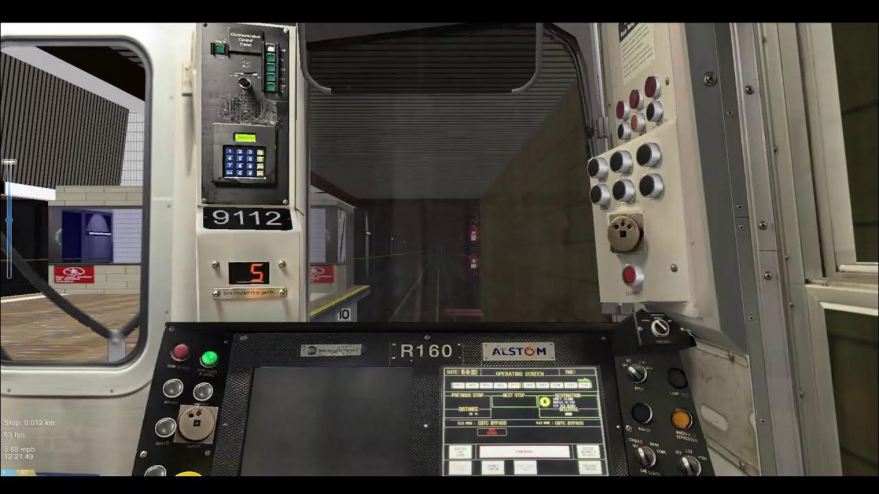 OpenBVE RP: NYC Subway R160 (F) from Coney Island to Jamaica Center via the E Line - YouTube