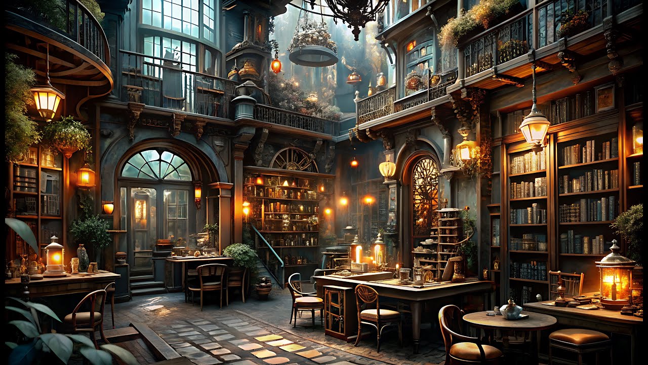 Chill library lofi hiphop study music - YouTube