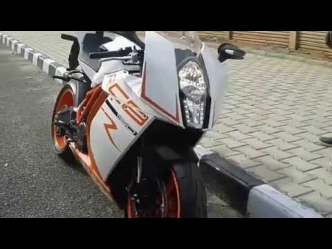 Bangalore 1st KTM RC8 : Start up , rev and walk through . - YouTube