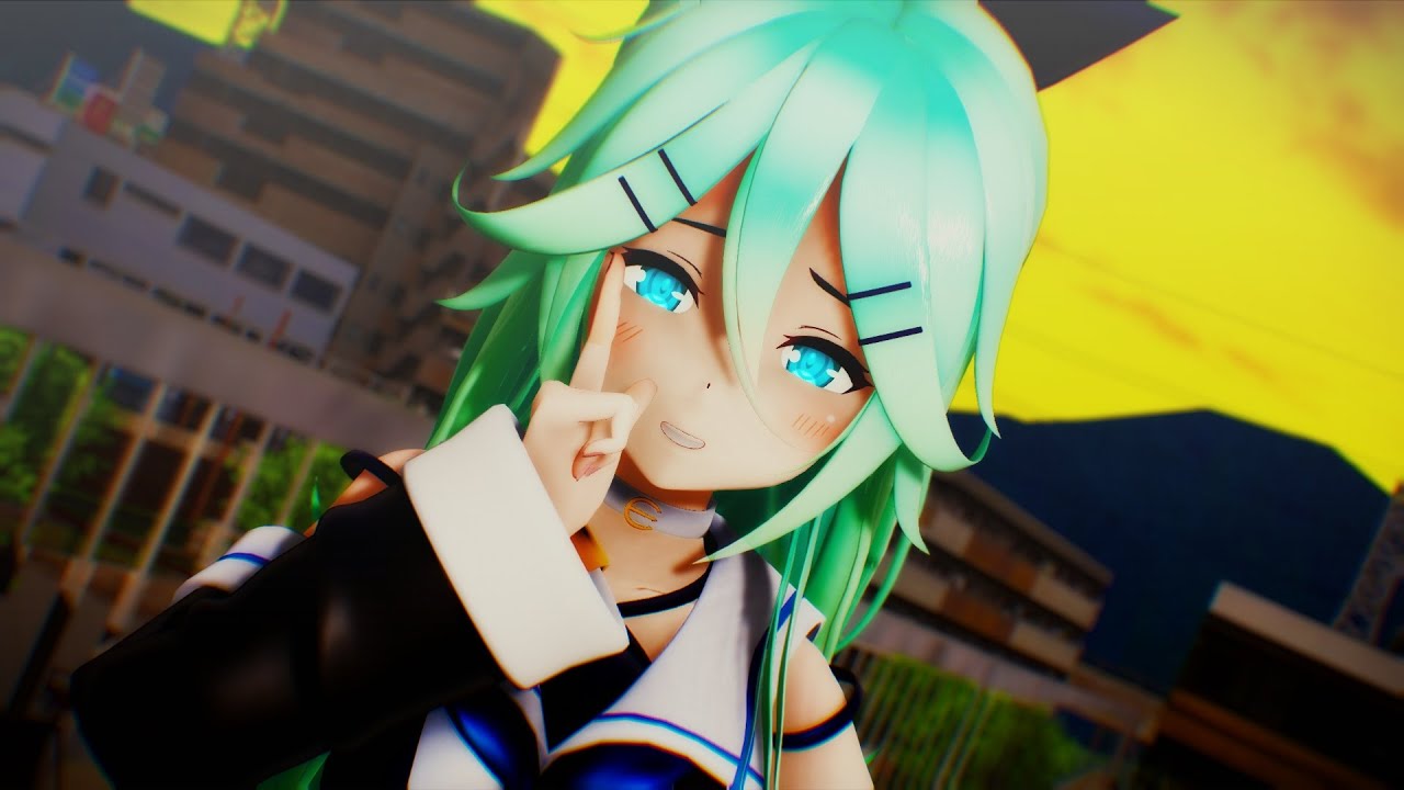 【MMD】cham式山風 - うそつき【艦これ】 - YouTube