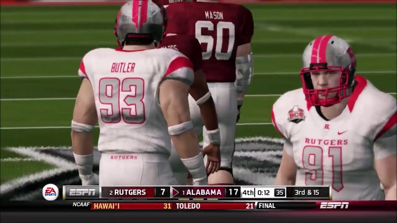 Season 10 Alabama vs Rutgers National Championship - YouTube
