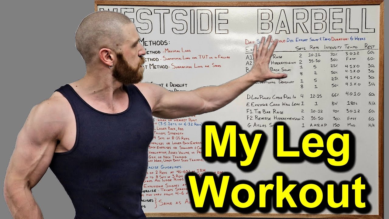 WESTSIDE Barbell SQUAT and DEADLIFT Workout - YouTube