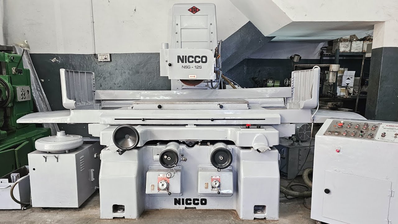 🟢 Used Hydraulic Surface Grinding Machine - " NICCO (NSG - 12S) , Japan ...