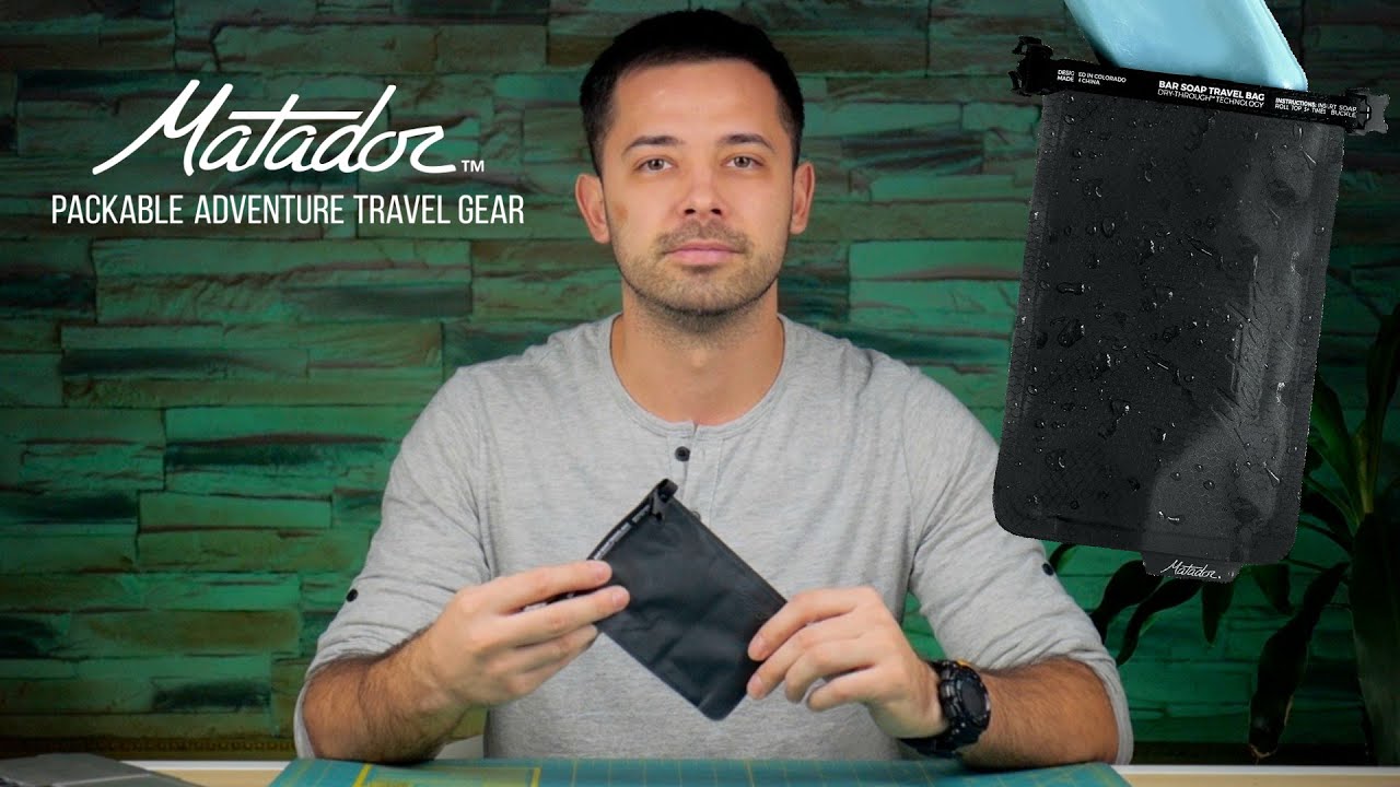 Matador FlatPak Soap Bar Case (TRAVEL WITH SOAP!) - YouTube