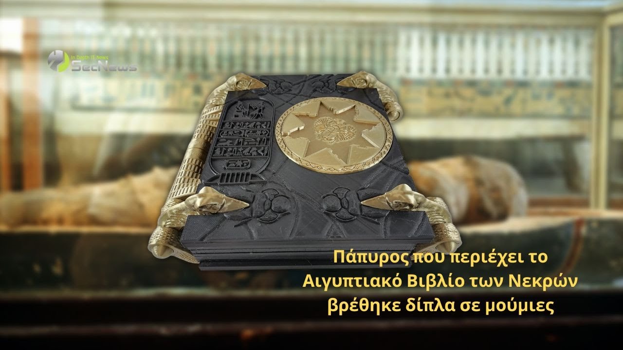 Πάπυρος που περιέχει το Αιγυπτιακό Βιβλίο των Νεκρών βρέθηκε δίπλα σε ...