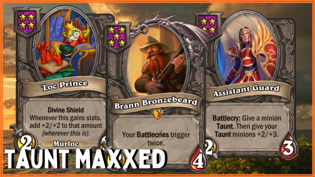 LOC PRINCE BRANN BATTLECRIES - [Hearthstone Battlegrounds] - YouTube