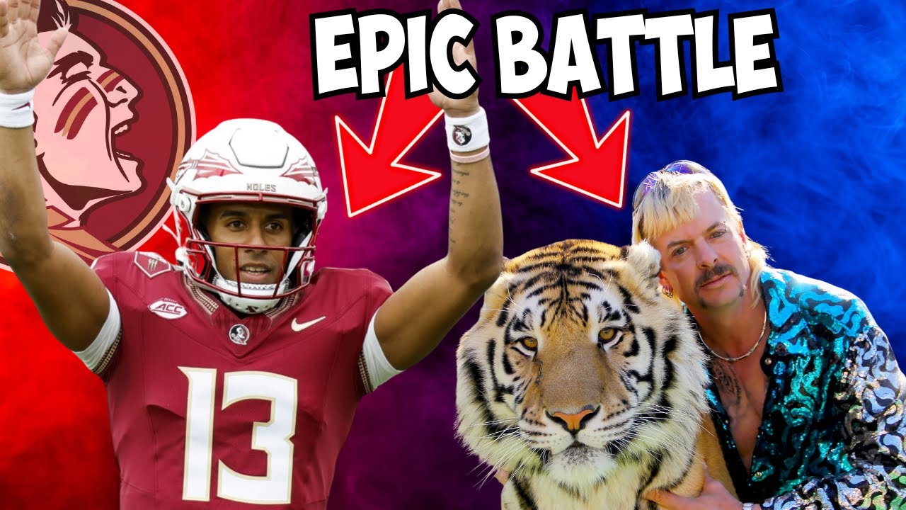 FSU QB Jordan Travis Makes Tiger King do something CRAZY | Joe Exotic ...