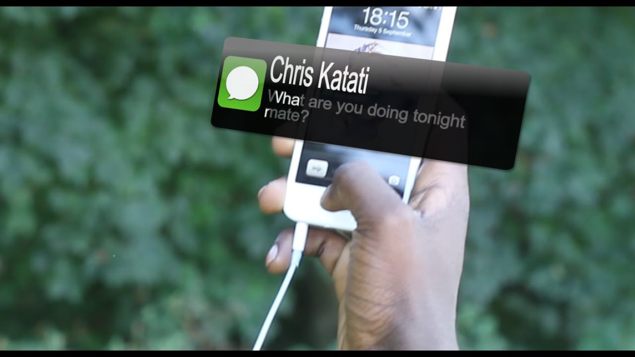 Hologram text Message - YouTube