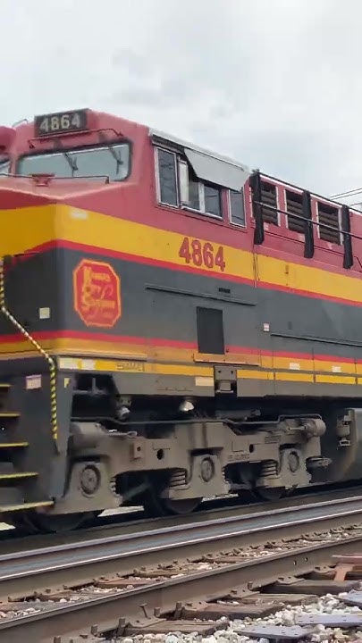 Canadian Pacific Manifest with a KCS DPU! #trains #cpkc - YouTube