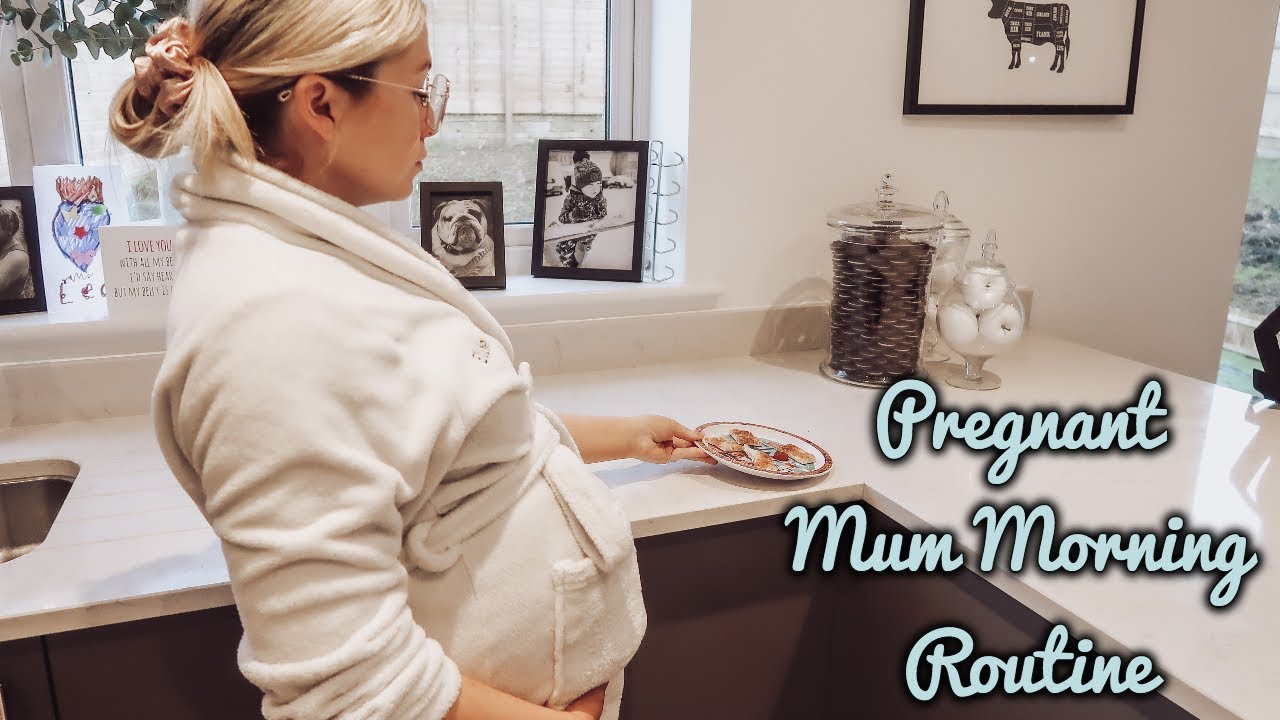 RAW MORNING ROUTINE HEAVILY PREGNANT WITH A 3 YEAR OLD | ellie polly ...