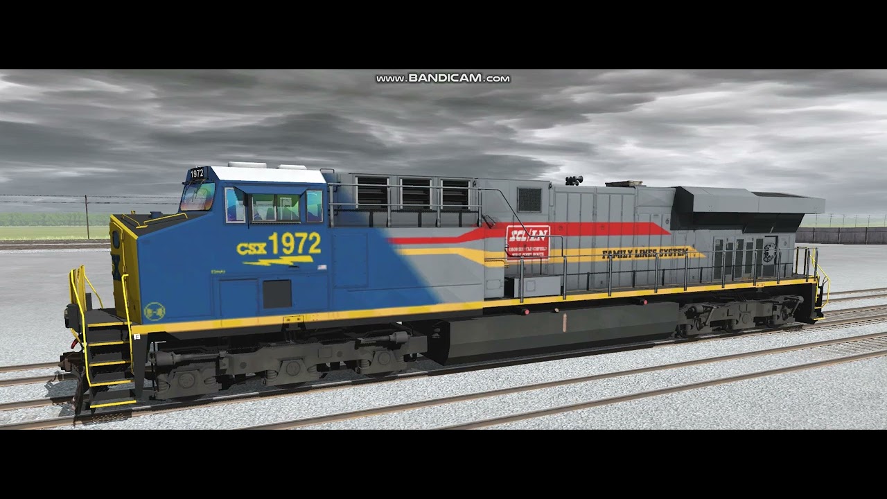 CSX ES44AH #1972 K5HL - YouTube