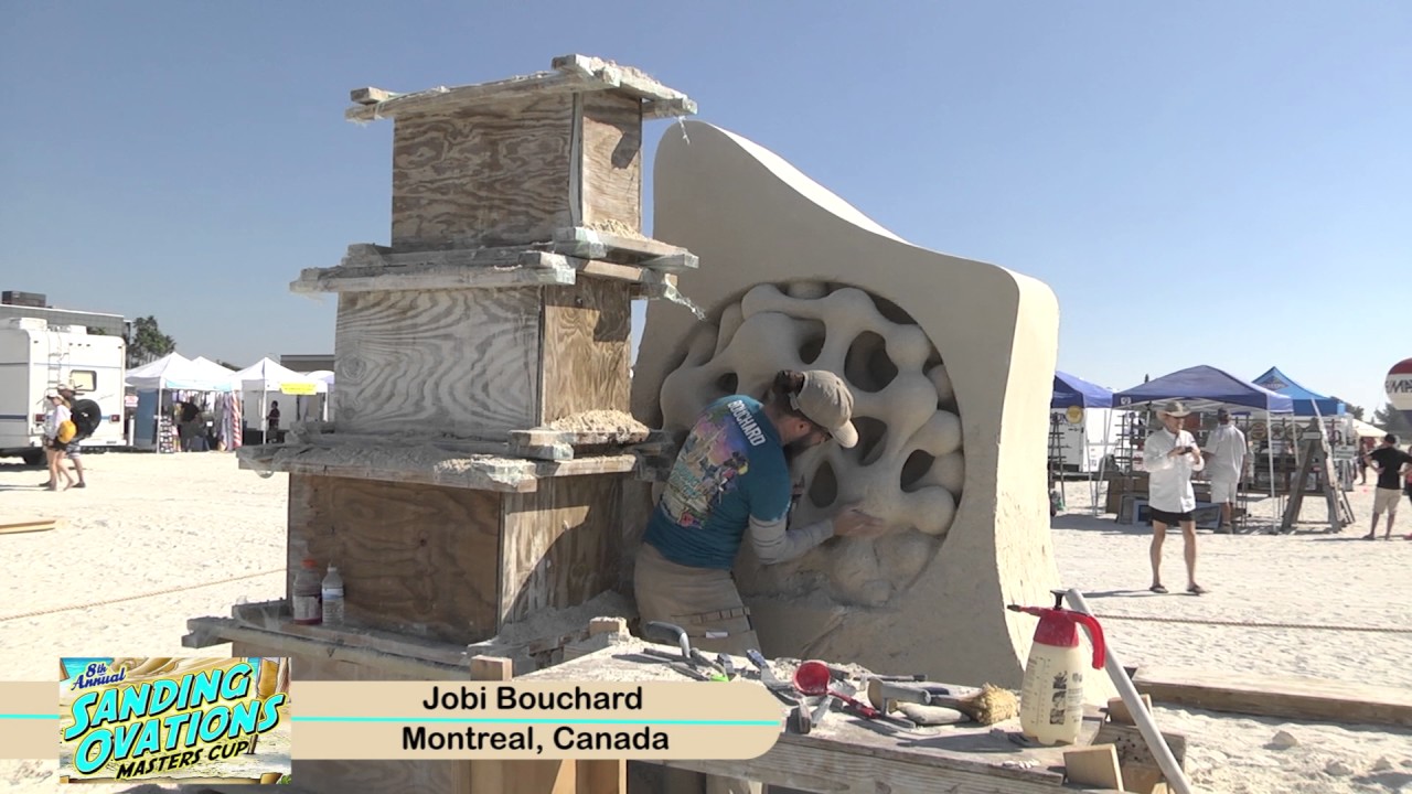 Day 2 walk through of the Sand Sculpting Competitors plots 1-5 - YouTube