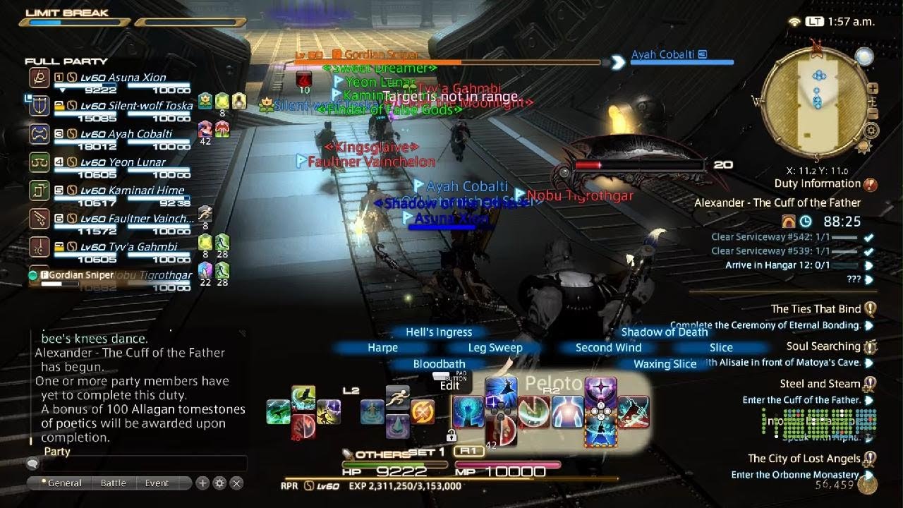 Me and my team doing a raid FINAL FANTASY XIV Online_20250211020559 ...