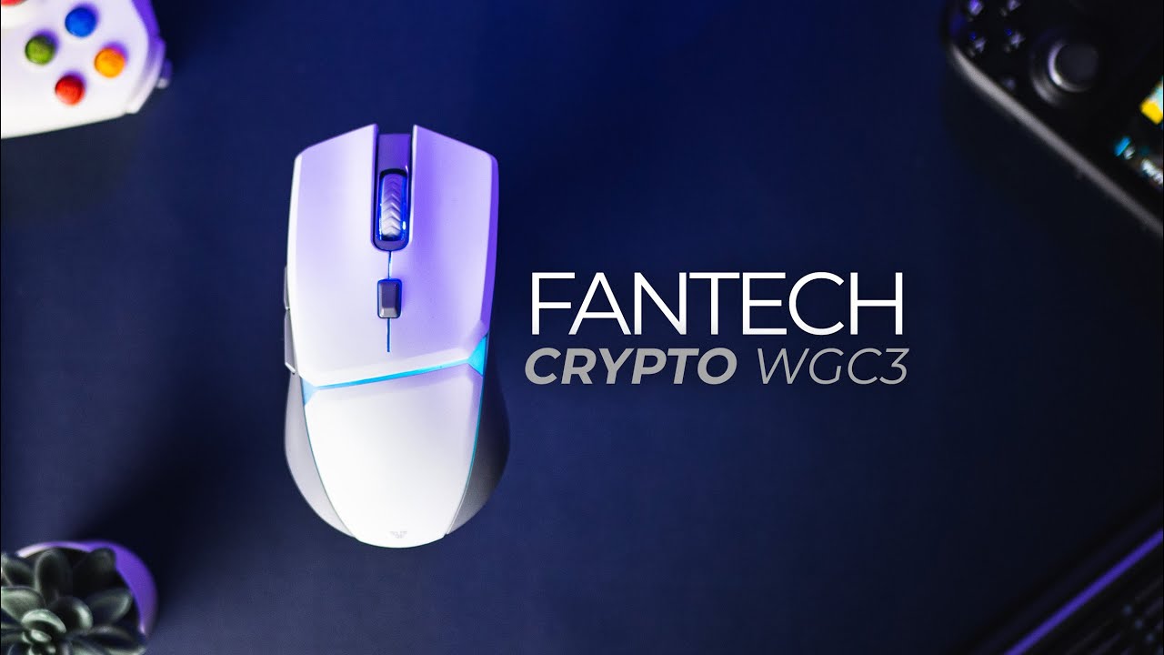 Review wireless gaming mouse Fantech Crypto WGC3 ! Terlalu bagus untuk harganya ? - YouTube