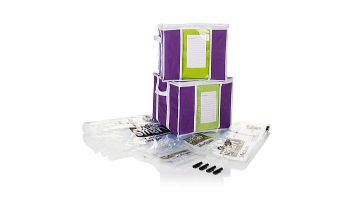 StoreSmart 6pc Compression Storage Kit with Large Totes - YouTube