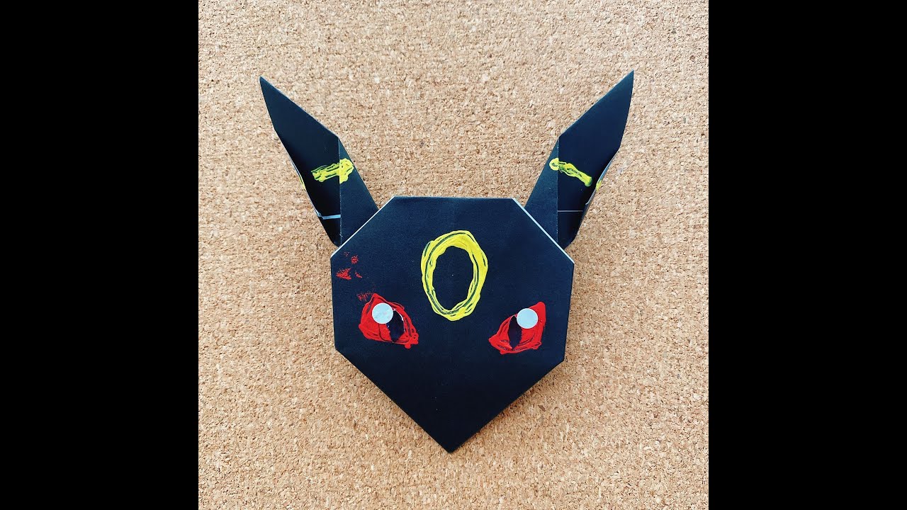Anime Origami easy video (normal speed) 😆😆😆 | Umbreon - YouTube