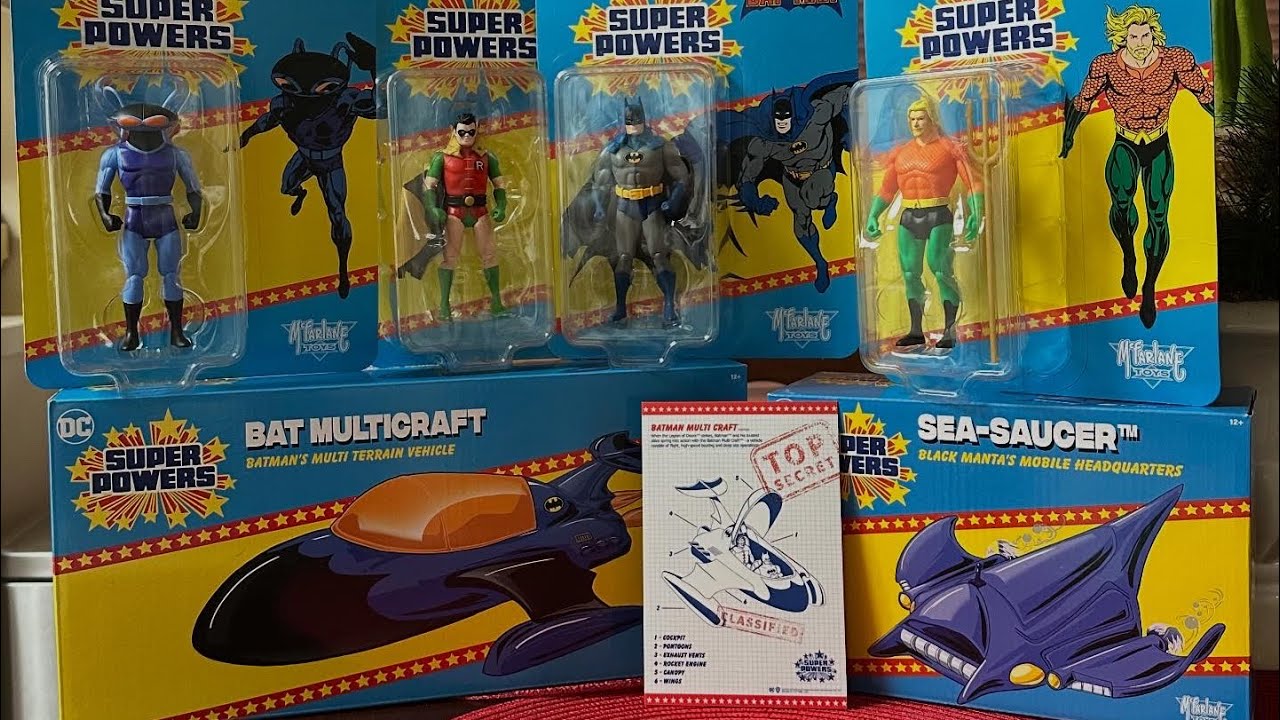 Mcfarlane DC Super Powers Drawing Board Campaign Bat Multicraft , Sea ...
