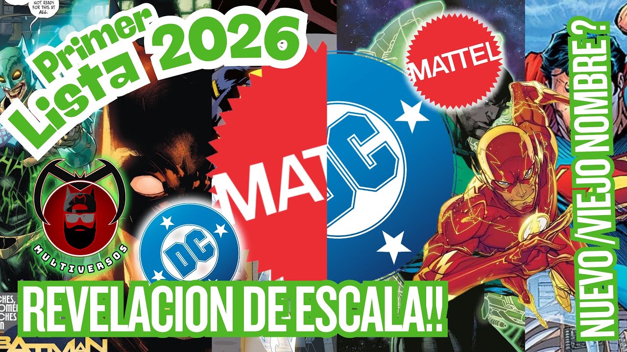 Nuevos detalles y primeros listados de Mattel y DC Comics para 2026 ...