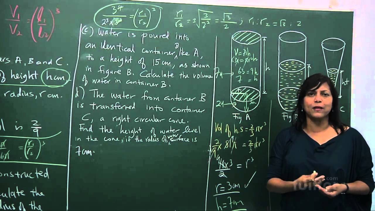Surface Area and Volume Revision (Elementary Mathematics Secondary 3/4 ...