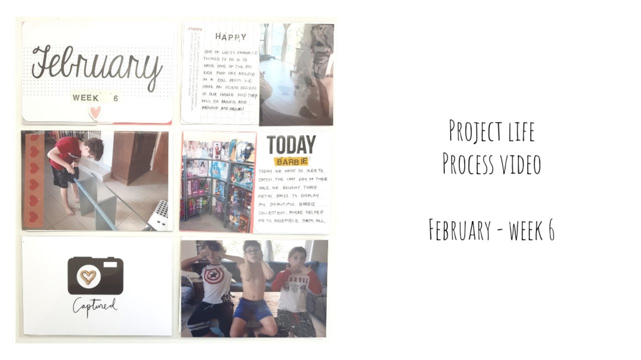Project life 2020 process video - week 6 - YouTube