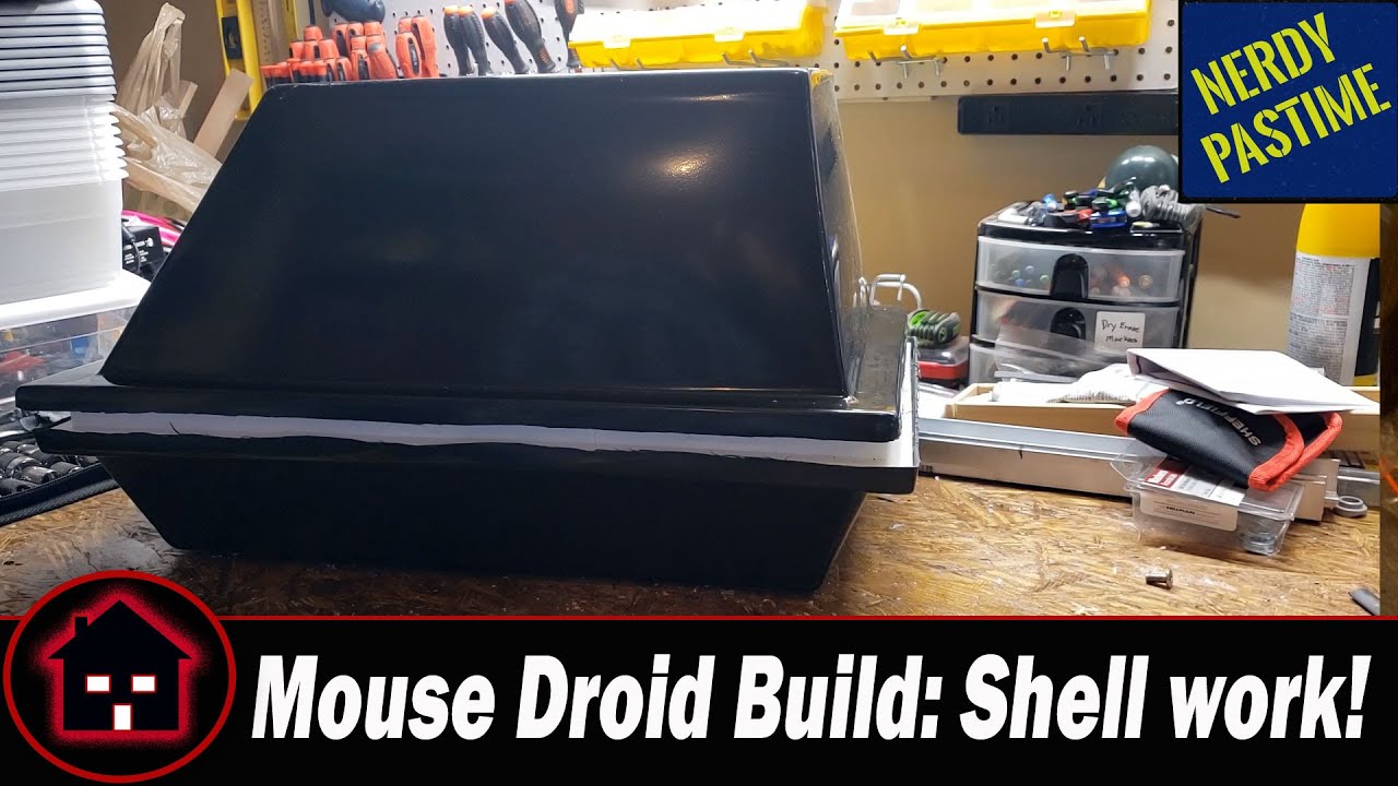 Star wars Mouse Droid Build: Trimming and Sanding - YouTube