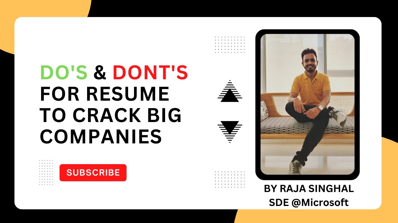 How to make resume for job | Review of resumes | How he cracked ...