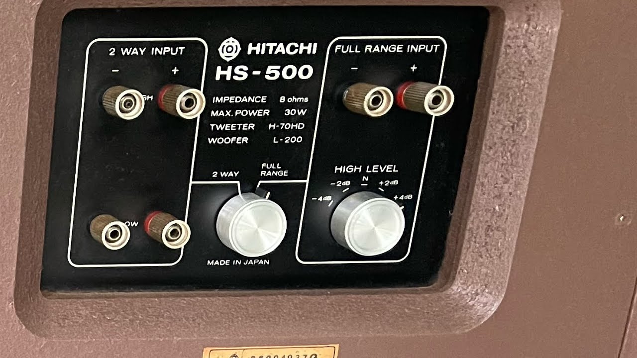 Loa HITACHI HS-500 huyền thoại nhạc vàng, hôm nay giá rẽ như tại bãi ...